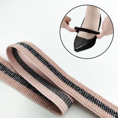 China Free sample manufacturer custom logo width elastic band for shoes for sale