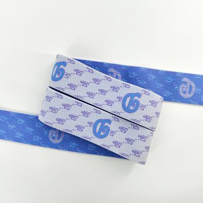 China Free sample custom elastic waistband material designer bands jacquard b for sale