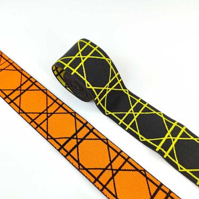 China Multi-function High Elasticity Stretchy Band Woven Elastic Webbing Elastic Band for Garments for sale