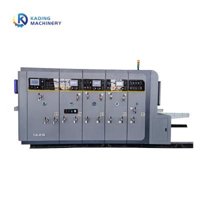 China 120-250pcs/Min Automatic Cardboard Printing Machine com janela da tinta e controle do PLC à venda