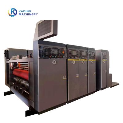 China Máquina imprimindo de cartão ondulado automática com impressão tomada partido conduzida e única elétrica à venda