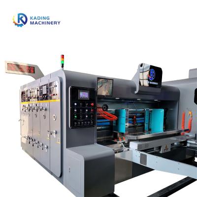China Máquina imprimindo de cartão ondulado automática com impressão tomada partido conduzida e única elétrica à venda