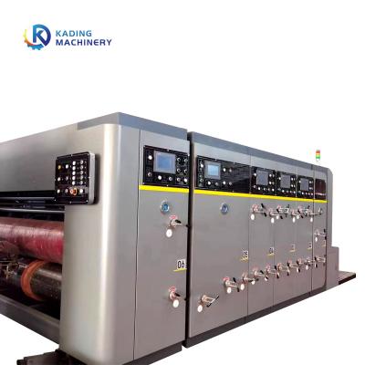 China Multi van de de Drukmachine van het Kleurenkarton Volledige Automatisch voor Golfkarton Te koop