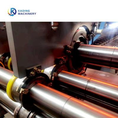 中国 Rotary Die Cutting Corrugated Box Printing Machine With Slotting Knives 販売のため