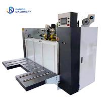 China Semi Automatic Corrugated Box Stitching Machine With Vacuum Suction Paper Feeding For Box Making for sale