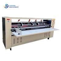 China Automatic Slitter Scorer Machine With Electric Setting And PLC Equipped for sale