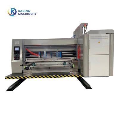 Cina Front Edge Feeding Corrugated Box Printing Machine With Slotter Die Cutter in vendita