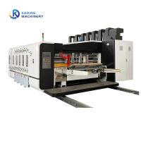 China High Speed Corrugated Box Printer With Automatic Die Cutting for sale