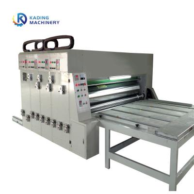 Cina Stampatrice a catena For Corrugated Paperboard del cartone di colori dell'alimentatore 6 e contenitore di cartone in vendita
