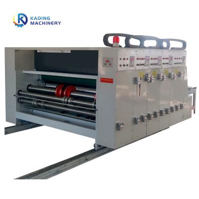 Cina Stampatrice a catena For Corrugated Paperboard del cartone di colori dell'alimentatore 6 e contenitore di cartone in vendita