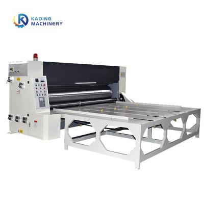 Cina Semi Automatic Corrugated Box Printing Machine With Slotting Die Cutting in vendita