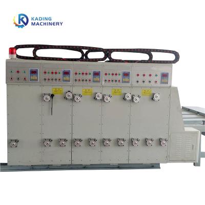 Cina Stampatrice a catena For Corrugated Paperboard del cartone di colori dell'alimentatore 6 e contenitore di cartone in vendita