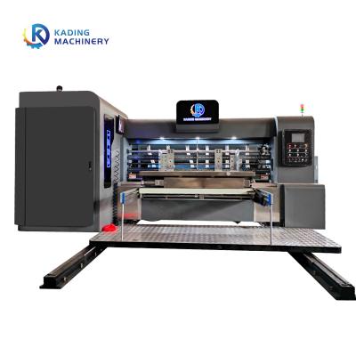 Cina Multi Colors Flexo Gluer Machine For Corrugated Box Packaging in vendita