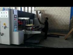 Rotary Die Cutting Corrugated Box Printer Of 200sheets / Min Speed