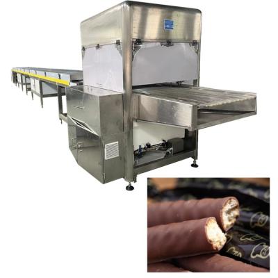 Cina Sistema di rivestimento del cioccolato con controllo PLC del tunnel di raffreddamento da 18 a 1 mm in vendita