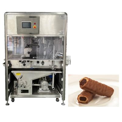 China Large Capacity Stainless Steel Chocolate Coating Machine With PLC Control System for sale