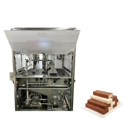 China Enrobing Line Fudge Enrober met 15M koeltunnel Copeland koelcompressor PLC-besturingssysteem Te koop