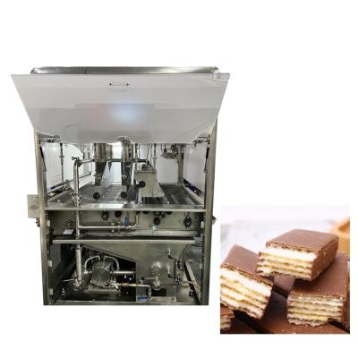 China Enrobing Line Fudge Enrober met 15M koeltunnel Copeland koelcompressor PLC-besturingssysteem Te koop