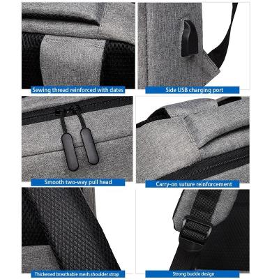 China Sympathybag multifunctionele laptoptassen mannen waterdichte laptoptassen rugzak met usb-oplaadpoort Te koop