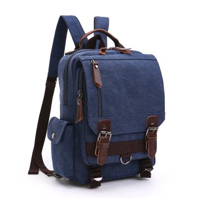 China Customizable Colors and Sizes Canvas Laptop Backpack for Students and Travel for sale