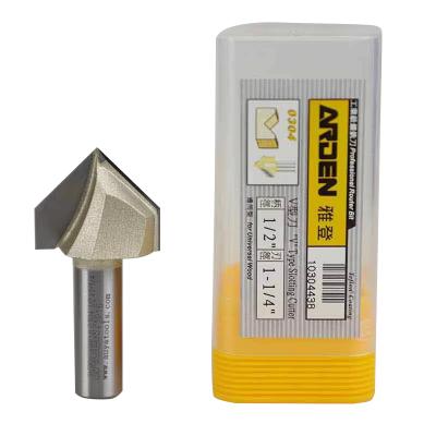 Cina Fresa per incisione CNC Arden Woodworking 3D 90 gradi in carburo a V in vendita