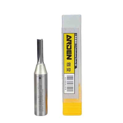 China 1 / 2 TCT Carbide Tipped TCT Router Bits CNC Engraving Tools Three Edge File Tooth Straight groove Milling Cutter for sale