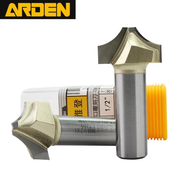 Quality ARDEN Manufacturing Production "V" Type Slotting Cutter Wood Router Bits for sale