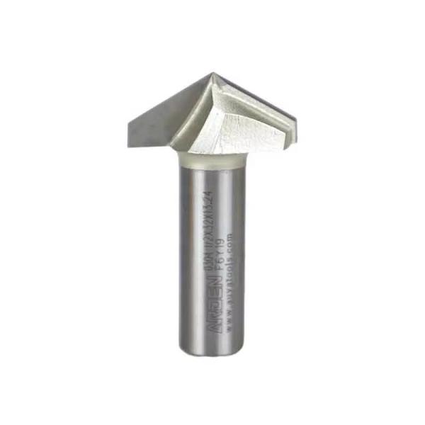 Quality ARDEN 'V' Type High Hardness Alloy Router Bit Tool 1/2 1/4 Shank End Mill Wood for sale