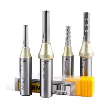 Cina Vendite calde 1/4 1/2 Scavo Cnc Strumenti per legno 3 flauti Bit di router per legno Legnano Bit di router diretto Cnc Arden in vendita