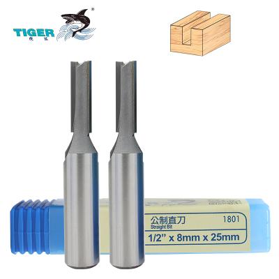 China High Precision Tiger Router Bit 0.5in 0.25in Straight  Tungsten Carbide Milling Bits for sale
