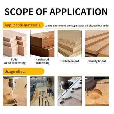 Cina YingBa fabbrica personalizzazione verso il basso taglio di compressione router bit Cnc utensili uno flauto spirale finitura mulino utensili per legno in vendita