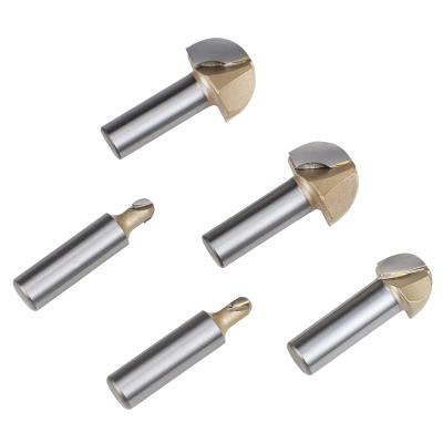 China Tideway Woodworking Router Tools Round Bottom Cleaning Profiling Gove Core Box Router Bit for Cnc Router for sale