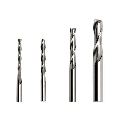 China YingBa Customized CNC Router Bit 6mm Two Flute Spiral Solid Carbide End Mill Wood Milling Cutters for MDF Wood Working Tool for sale