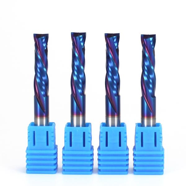 Quality Cnc 4mm 6mm Two Flute Spiral up and Down Compression End Mill for Wood 1/4 for sale