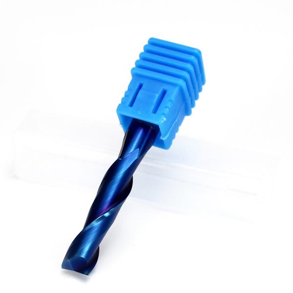 Quality Cnc 4mm 6mm Two Flute Spiral up and Down Compression End Mill for Wood 1/4 for sale