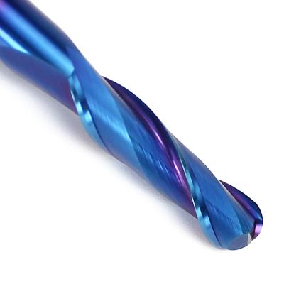 China CNC-Router ein wenig lange Lebensdauer Fräswerkzeug 2/3/4 Flöten Kugel Nase Kugel Nano-blaue Beschichtung Karbid Endmühle zu verkaufen