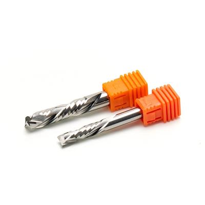 China Hot Sale Tungsten Carbide Solid End Mill Cnc Router Bits for Wood Carving Stainless Steel Metal CNC End Milling Cutter for sale
