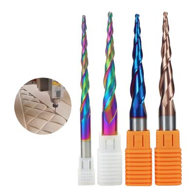 China YingBa High Quality Low Price Customized 1/4 Ball Nose Router Bit Cnc  Mill End Bit Carbide  CNC Engraving Bit for sale