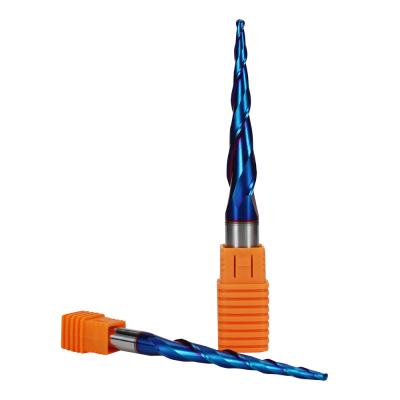 China YingBa High Quality Low Price Customized 1/4 Ball Nose Router Bit Cnc  Mill End Bit Carbide  CNC Engraving Bit for sale