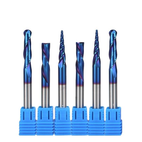 Quality YingBa OEM 10pcs/set Carbide Inch Size Freze Milling Cutter Wood Working CNC for sale