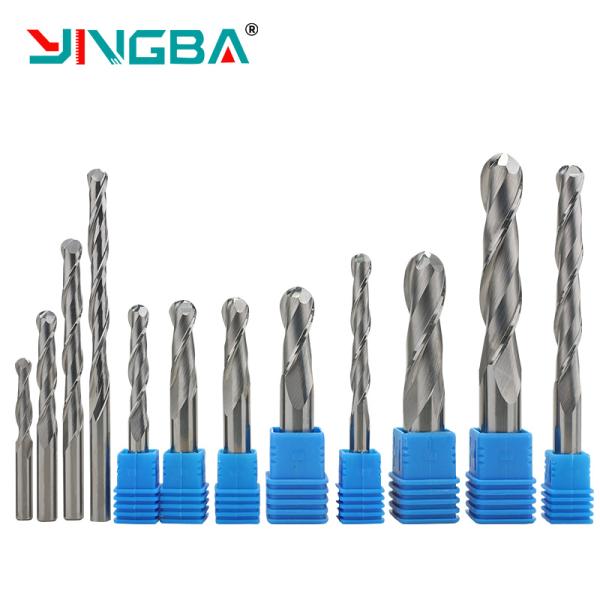 Quality Manufacturer CNC Tools 2Flutes Carbide Ball Nose CNC Router Bits Aluminum for sale