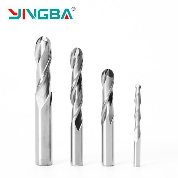 Quality Manufacturer CNC Tools 2Flutes Carbide Ball Nose CNC Router Bits Aluminum for sale
