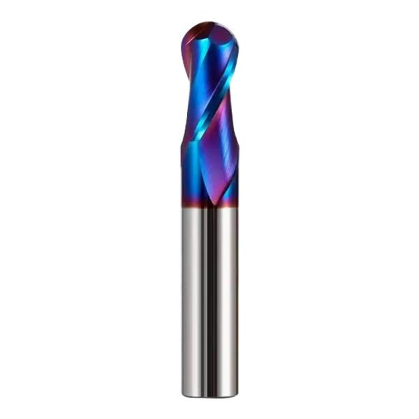 Quality Manufacturer CNC Wood Carving Bits Nano Coating 2/4Flutes Ball Nose 6mm Milling for sale