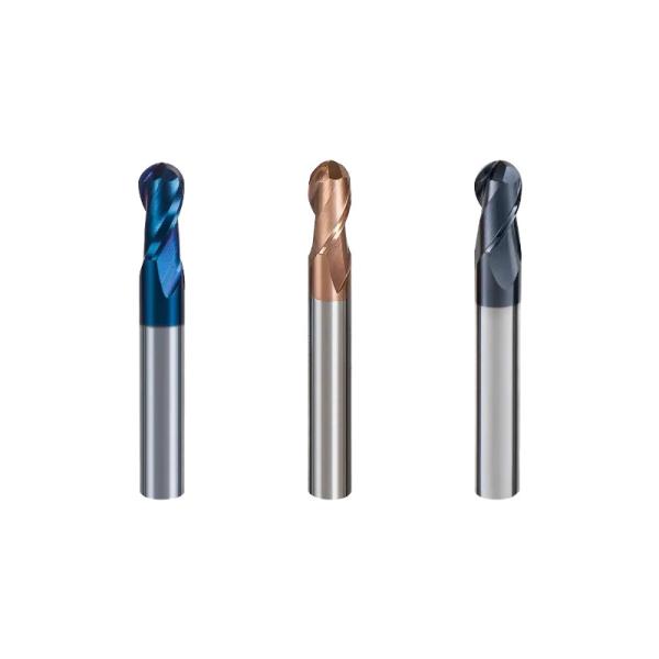 Quality Manufacturer CNC Wood Carving Bits Nano Coating 2/4Flutes Ball Nose 6mm Milling for sale