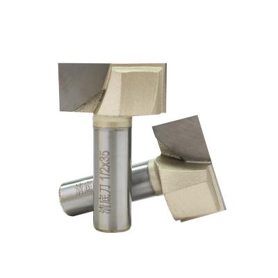 Cina Frese per router per la pulizia del fondo YINGBA, frese per la pulizia del fondo CNC, frese per la finitura superficiale del fondo, frese a candela per frese per legno in vendita