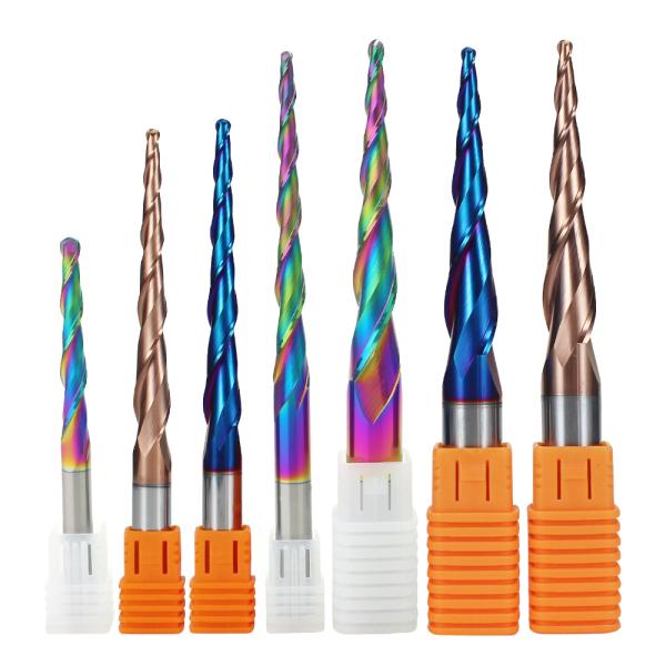 Quality 3D Engraving Carving Copper Woodworking Relief CNC Tool Coated Milling Cutter for sale