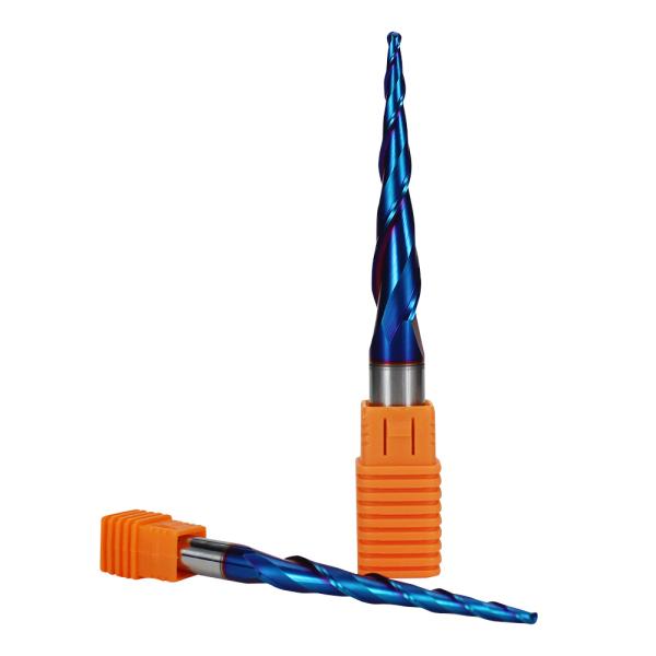 Quality 3D Engraving Carving Copper Woodworking Relief CNC Tool Coated Milling Cutter for sale