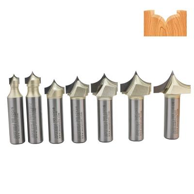 Cina Produttore Accetta personalizzazione Arden/Tiger/Tideway Marchio 1/4 Carburo di bacino CNC Bit di router in legno Ovolo Bit in vendita