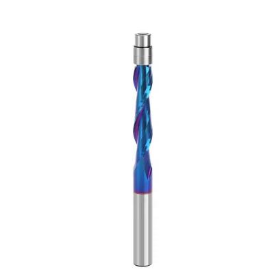 China Carbide Wood Router Bit Customized Inch Up Cut Flush Trim Router Bit 65HRC for sale
