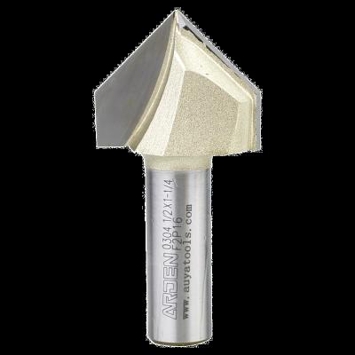 China 1/2 X 1/4  CNC Router Bit OBM Controllable  Pcb End Mill Cnc Router Bits for sale